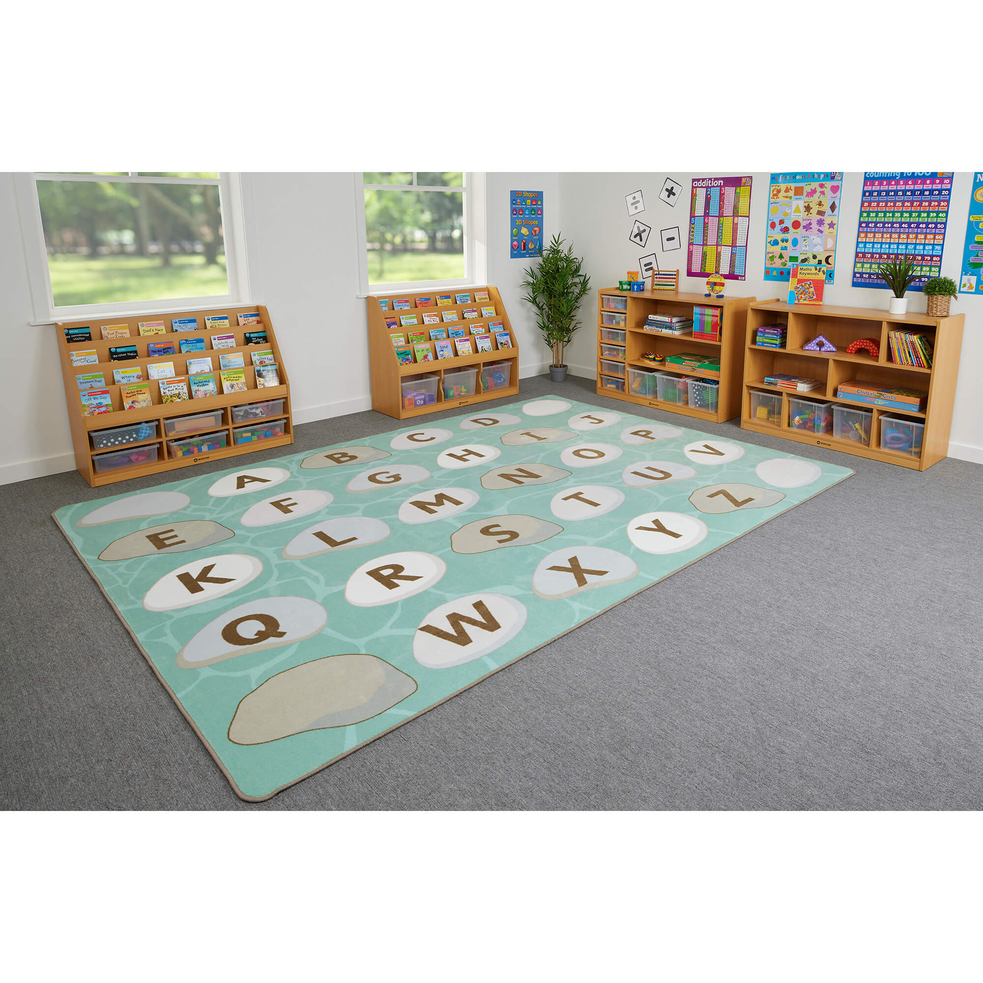 Alphabet Rocks Learning Rug | Profile Education